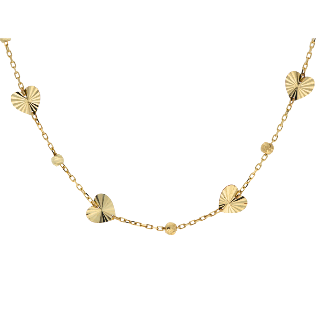 Love Heart Gold Chain – Appleby Jewellers Dublin