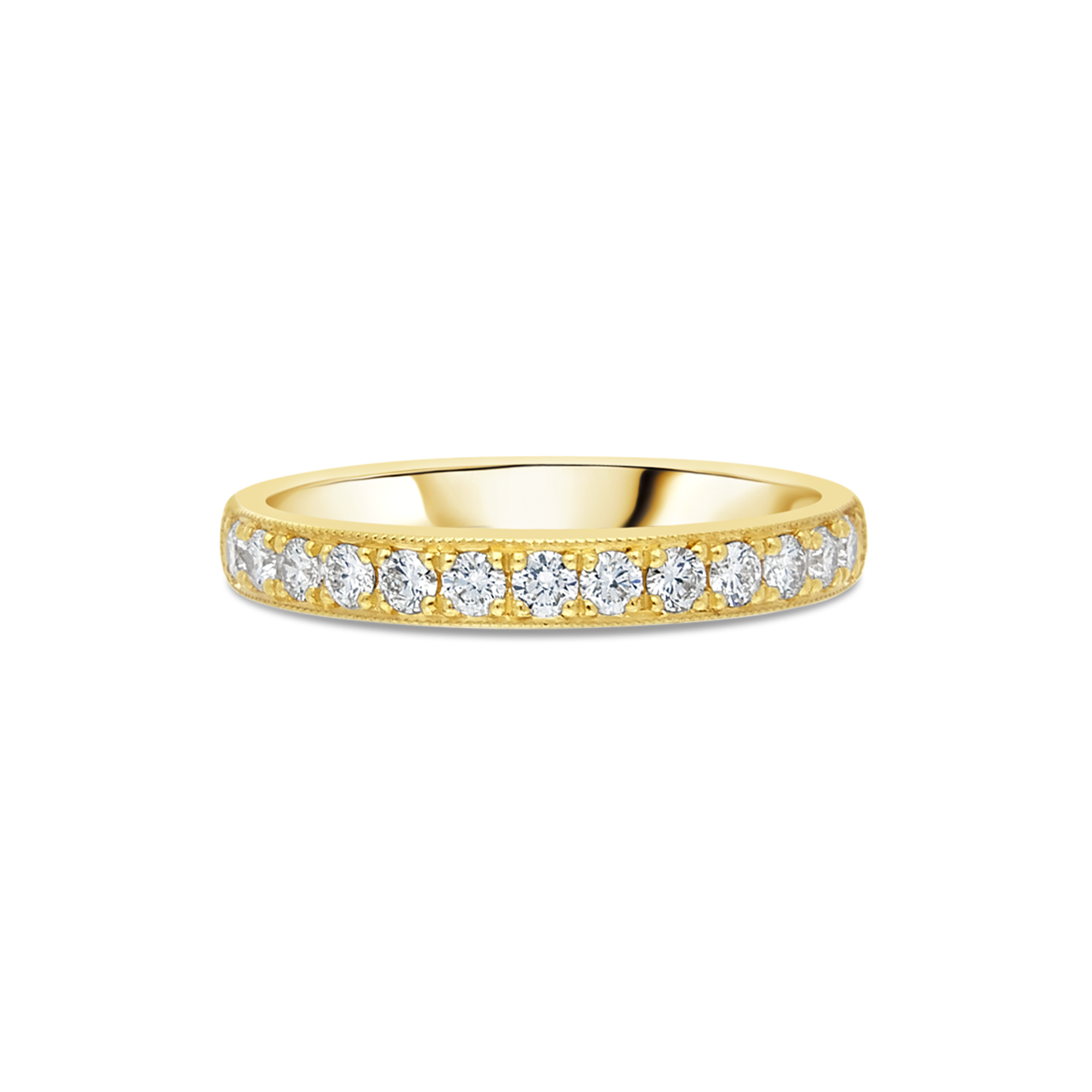 The "Lace" Diamond Band, Yellow Gold – Appleby Jewellers Dublin